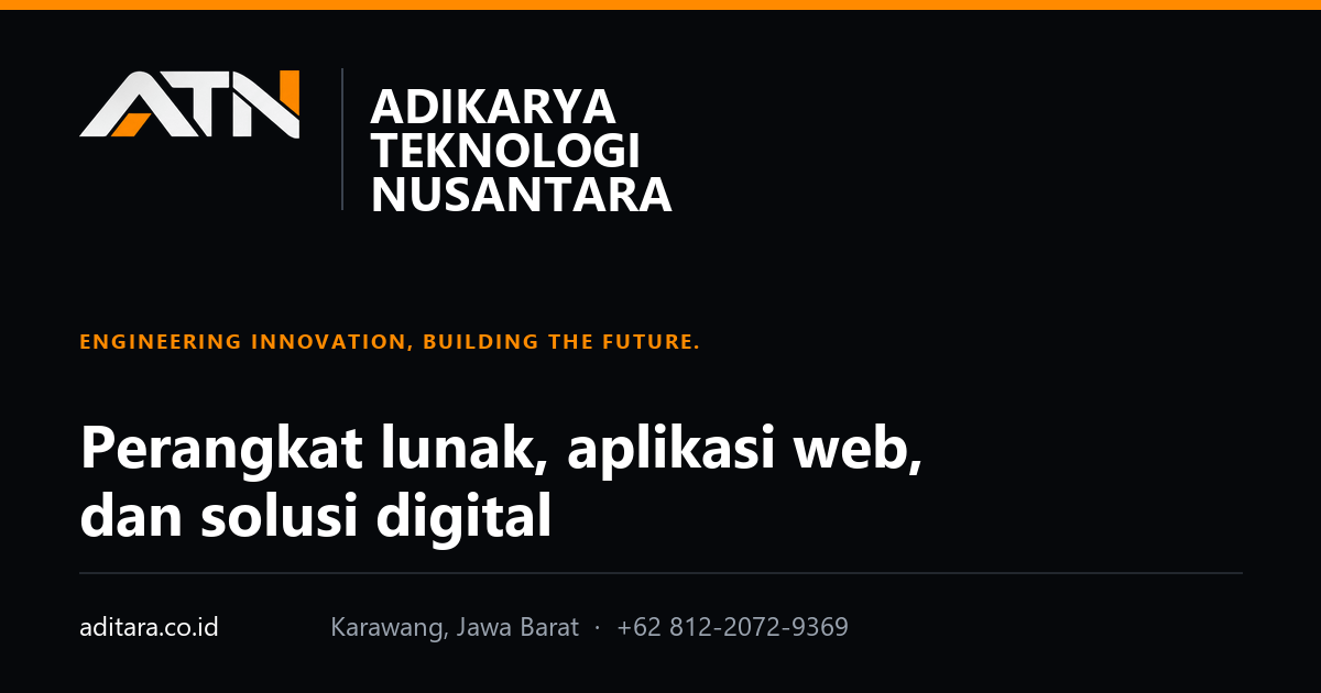 Aditara Services — Software & Digital Solutions